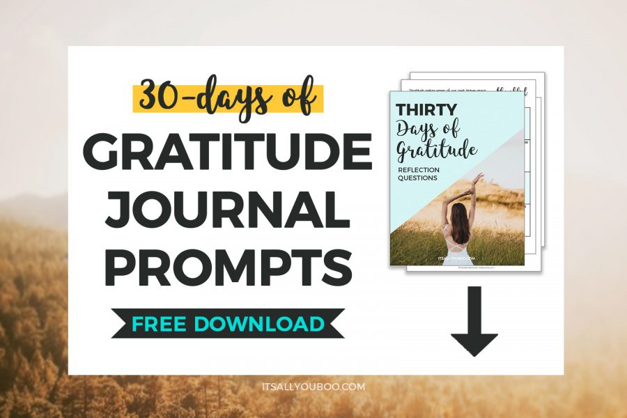FREE 30-Day Gratitude Journal