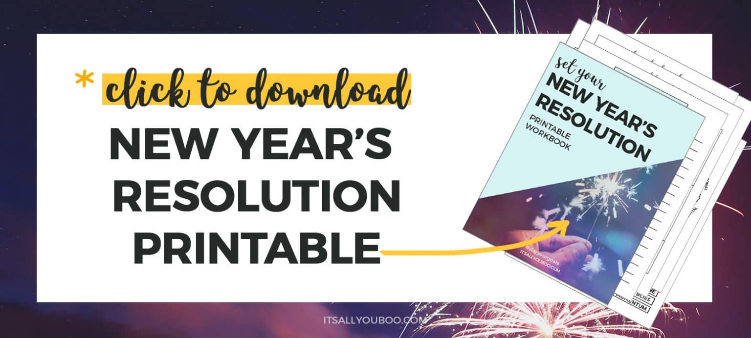 How to Write a New Year's Resolution + Free Printable (2024 Update)