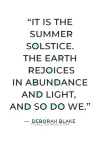 64 Happy Summer Solstice Quotes and Sayings