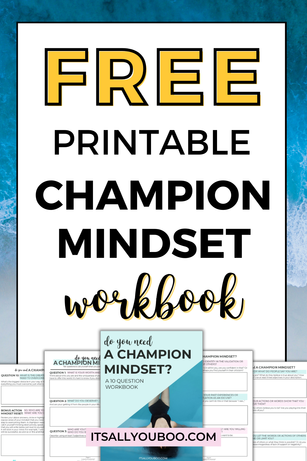 FREE Champion Mindset Reset Workbook