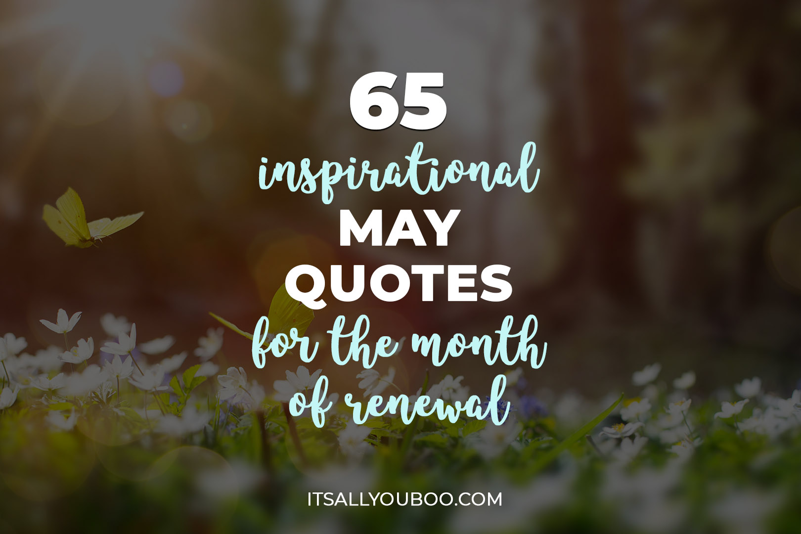 65 Inspiring May Quotes for a Month of Renewal and Joy
